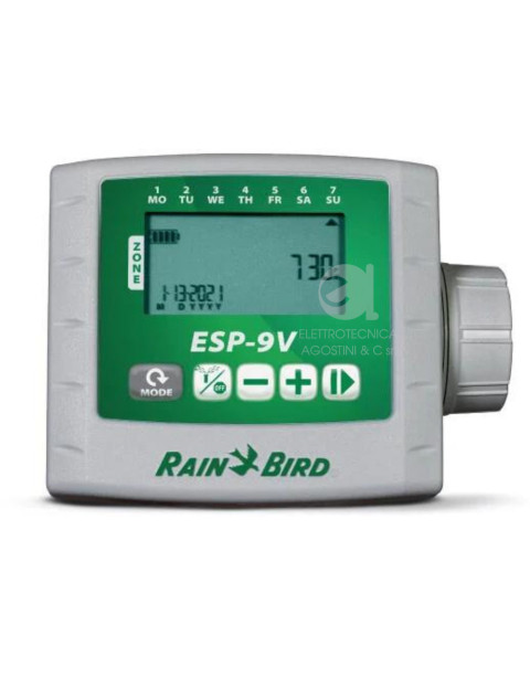 Programmatore Rain Bird 2 Zone a batteria ESP9V2 a 9V.